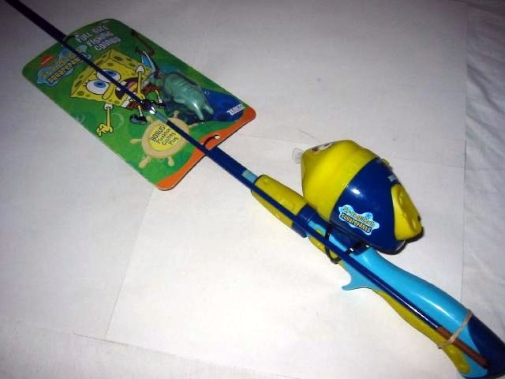 Zebco Nickelodeon SpongeBob Squarepants Kids Floating Spincast 1Pc. Rod ...